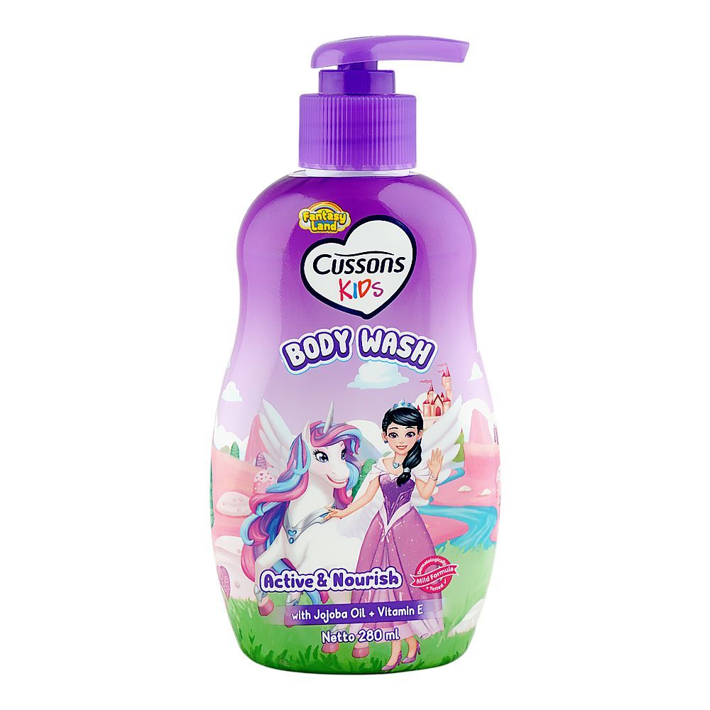 Cussons Creations Kids Active & Nourish Jojoba Oil + Vitamin E Body ...