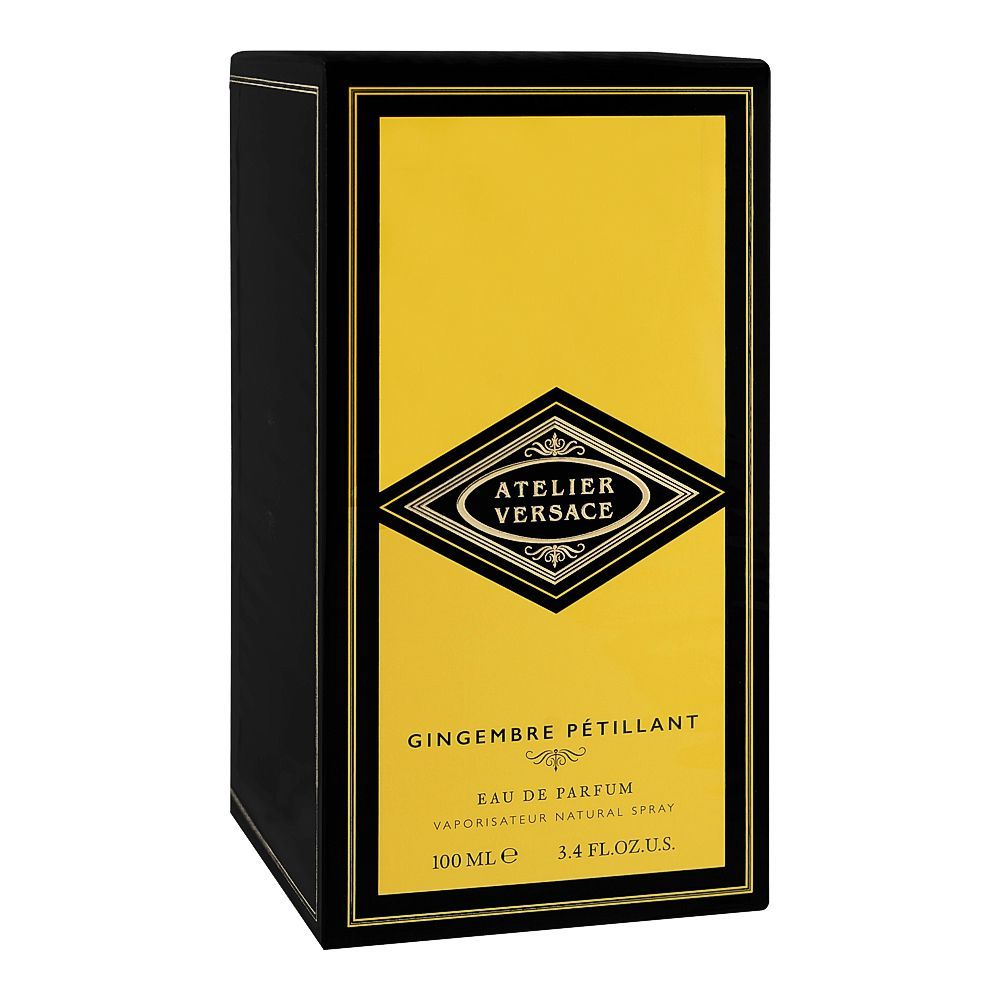 Versace Atelier Gingembre Petillant, Eau De Parfum, For Men & Women, 100ml