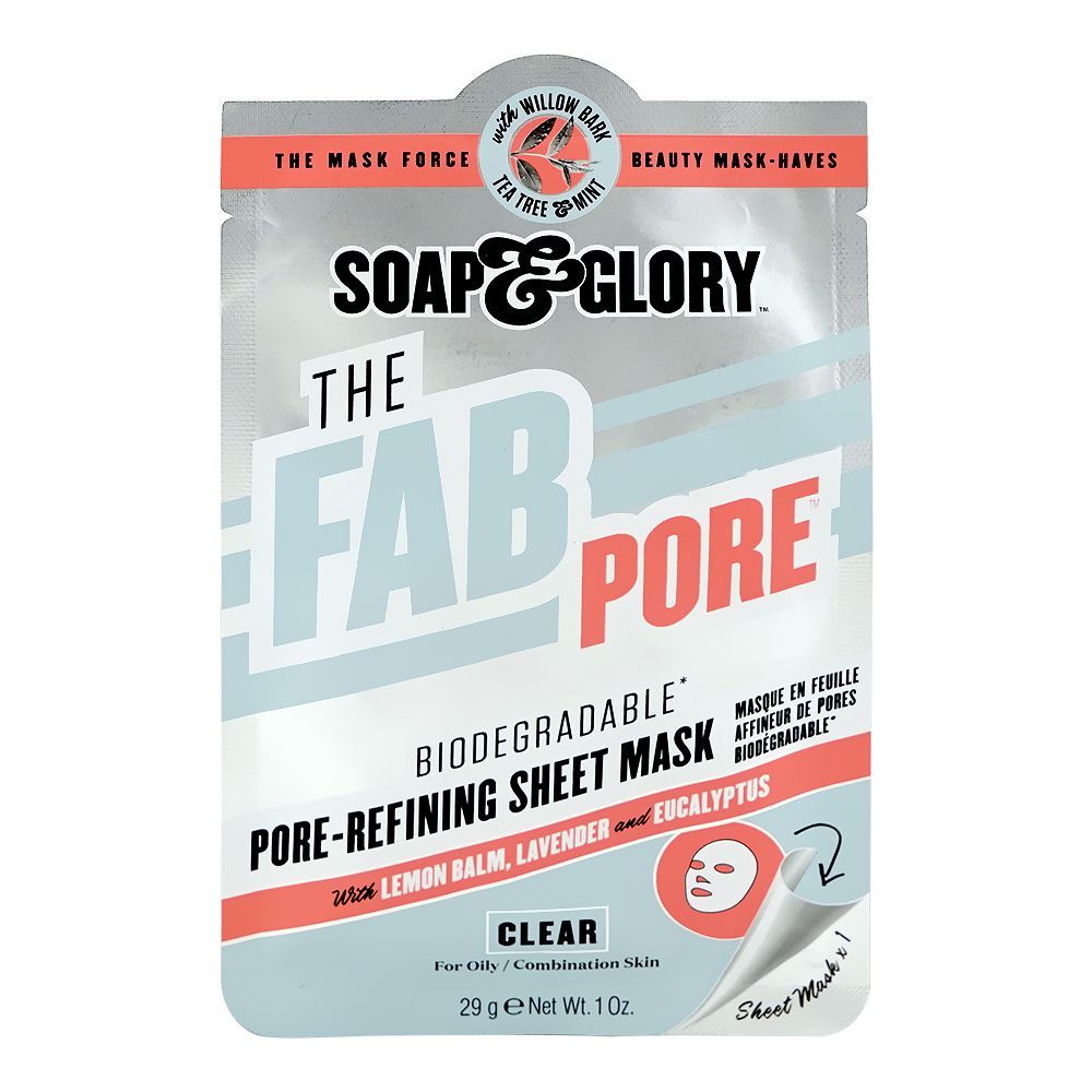 Soap & Glory The Fab Pore Lemon Balm, Lavender & Eucalyptus Pore ...