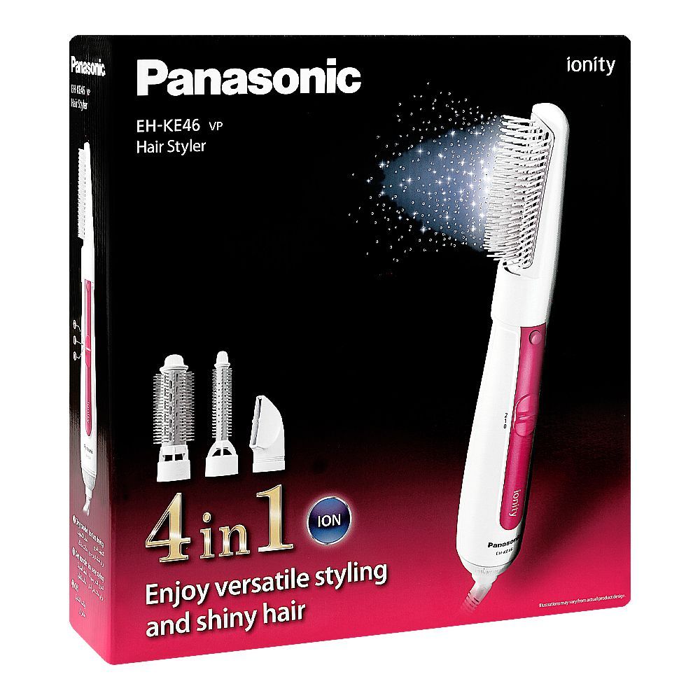 Panasonic 4-In-1 Hair Styler, 650W, Ion Conditioning For Glossy Hair ...
