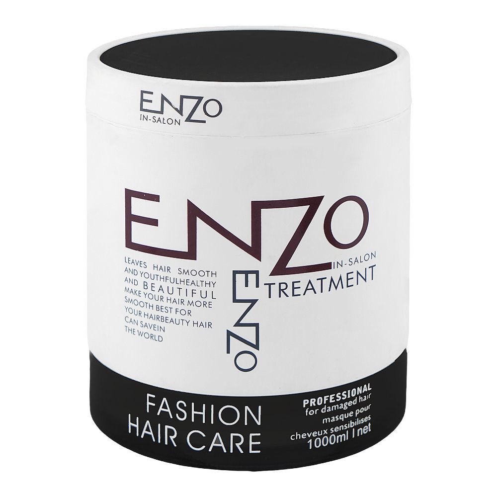 Enzo In-Salon Professional Hair Treatment, For Damaged Hair, 1000ml