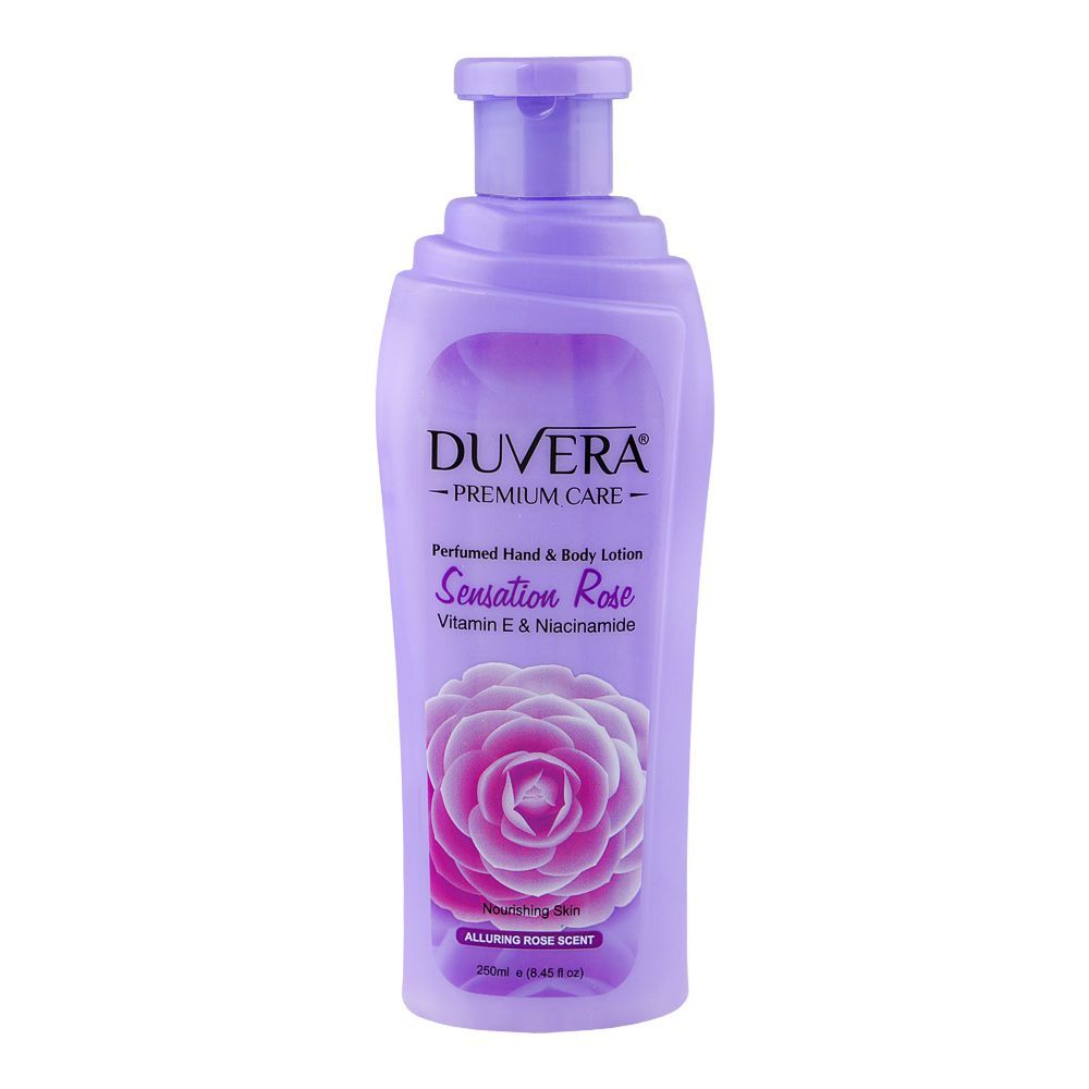 Duvera Sensation Rose Perfumed Hand & Body Lotion, Vitamin E ...