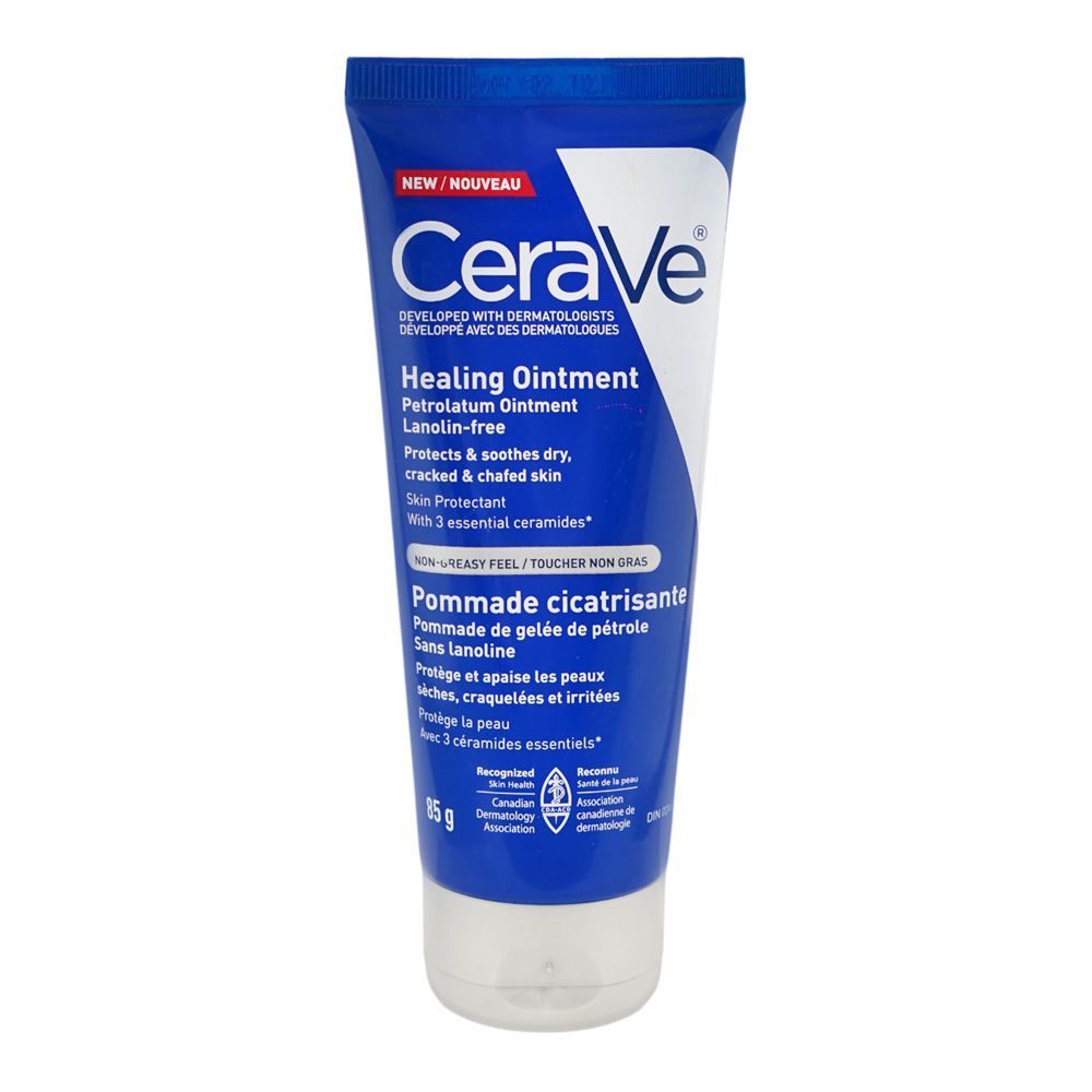 CeraVe Healing Ointment, Lanolin-free, For Dry & Cracked Skin, 85g