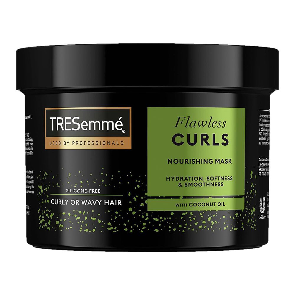 Tresemme Flawless Curls Nourishing Mask, Coconut Oil, Silicone Free ...