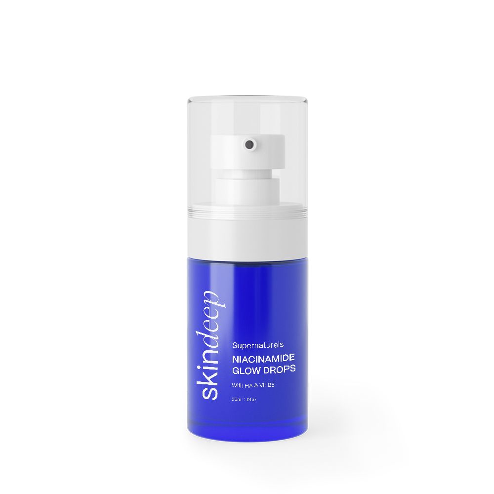 Skin Deep Super Naturals Niacinamide Glow Drops Serum With HA & Vitamin ...