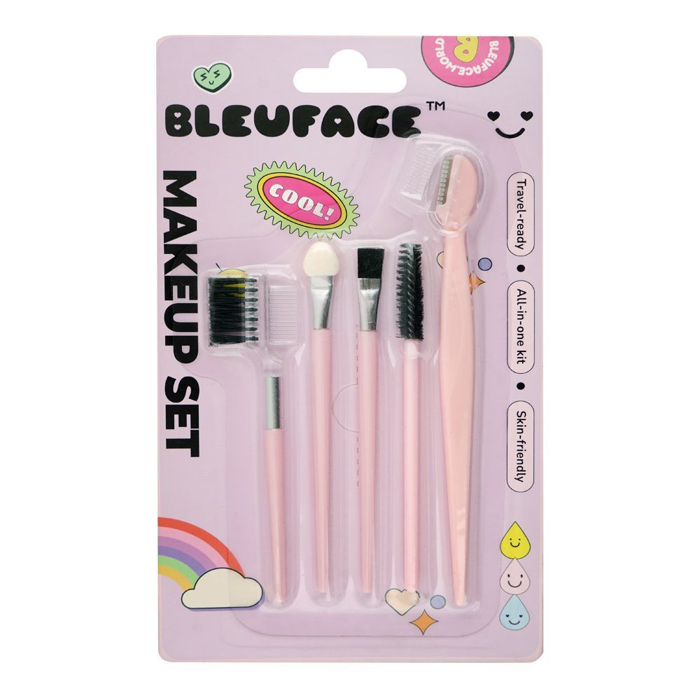Bleu Face Makeup Brush Set, GM-85202, 5-Pack