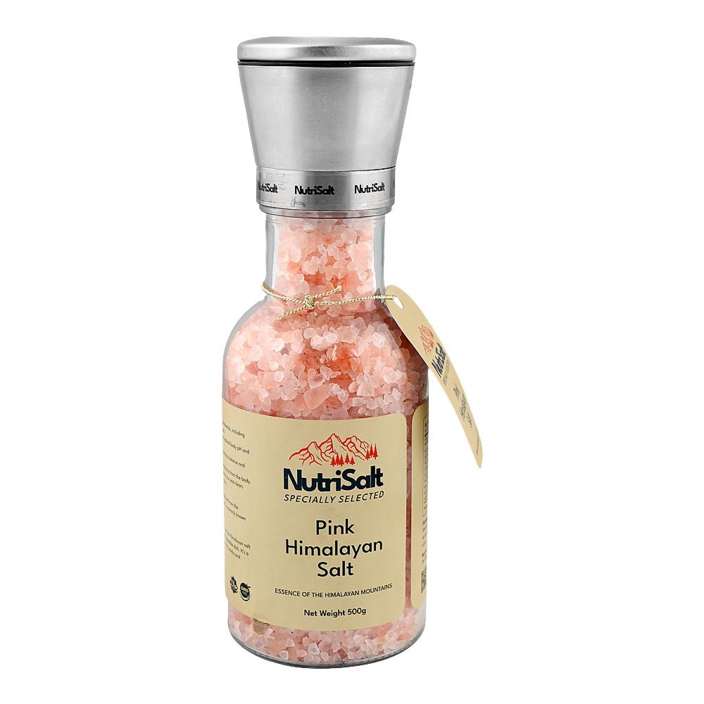 Nutri Salt Pink Himalayan With Ceramic Grinder, 500g