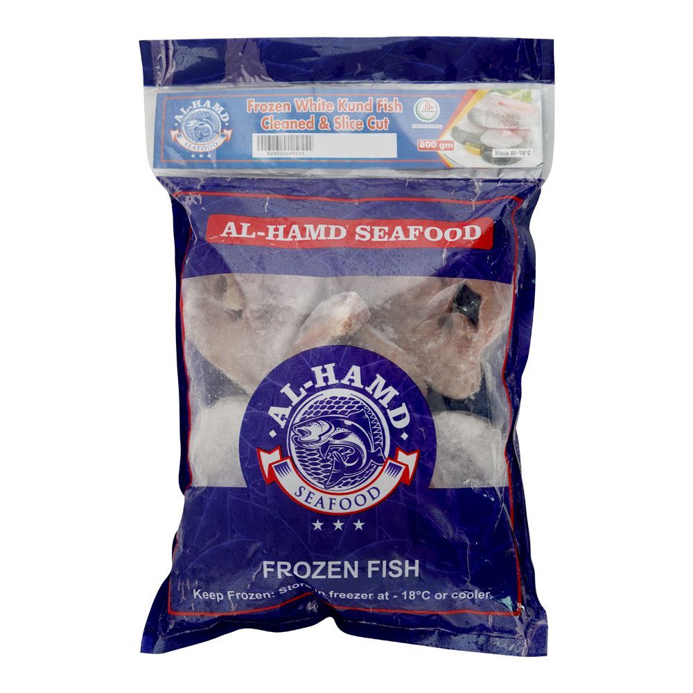 Al-Hamd Seafood White Kund Clean & Slice Cut, 800g