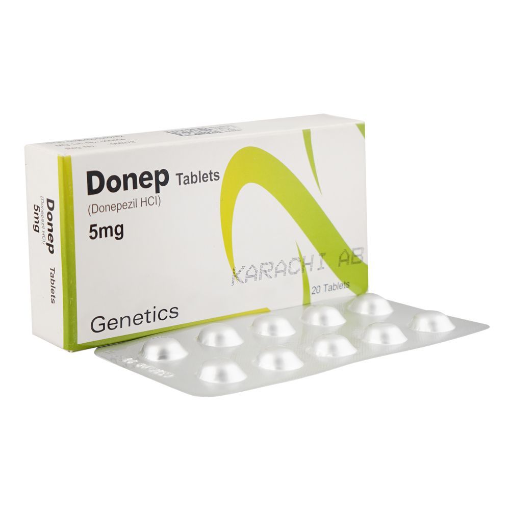 Genetics Pharmaceuticals Donep Tablet, 5mg, 20-Pack