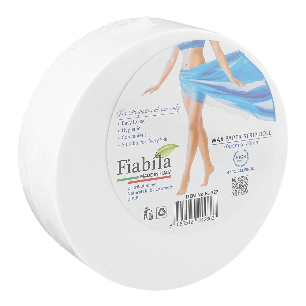 Fiabila Wax Paper Strip Roll, For All Types Of Skin, 70gsm x 70-meter