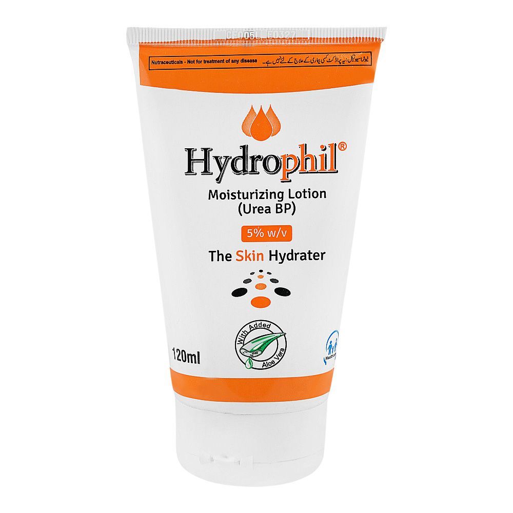 ATCO Healthcare Hydrophil Moisturizing Lotion, Aloe Vera, 120ml
