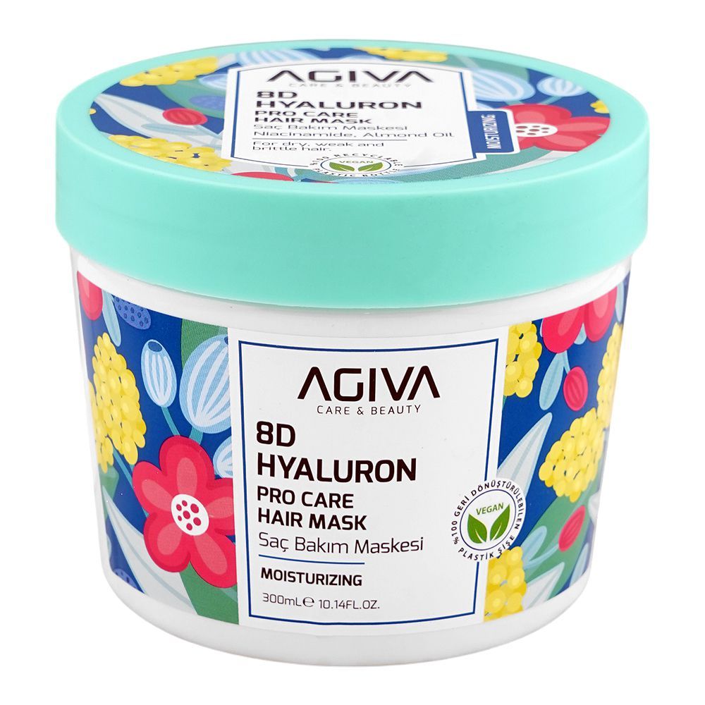 Agiva Care & Beauty 8D Hyaluron Pro Care Moisturizing Hair Mask ...