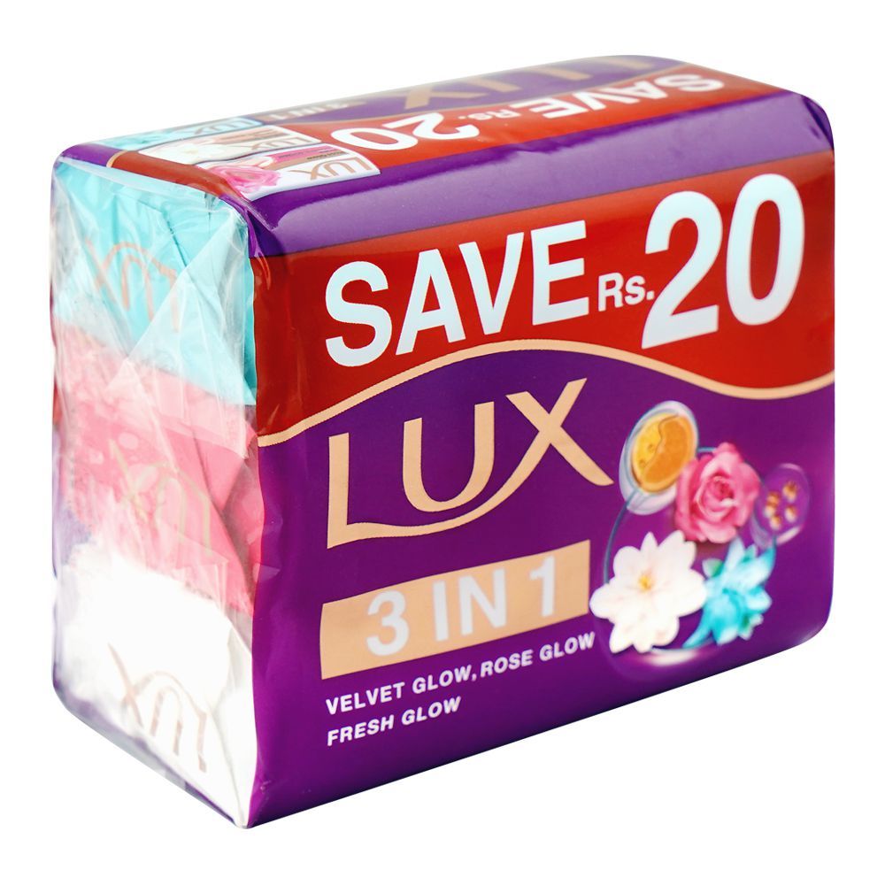 Order Lux 3 In 1 Multi Soap Trio Pack, 3x130g Online at Special Price ...