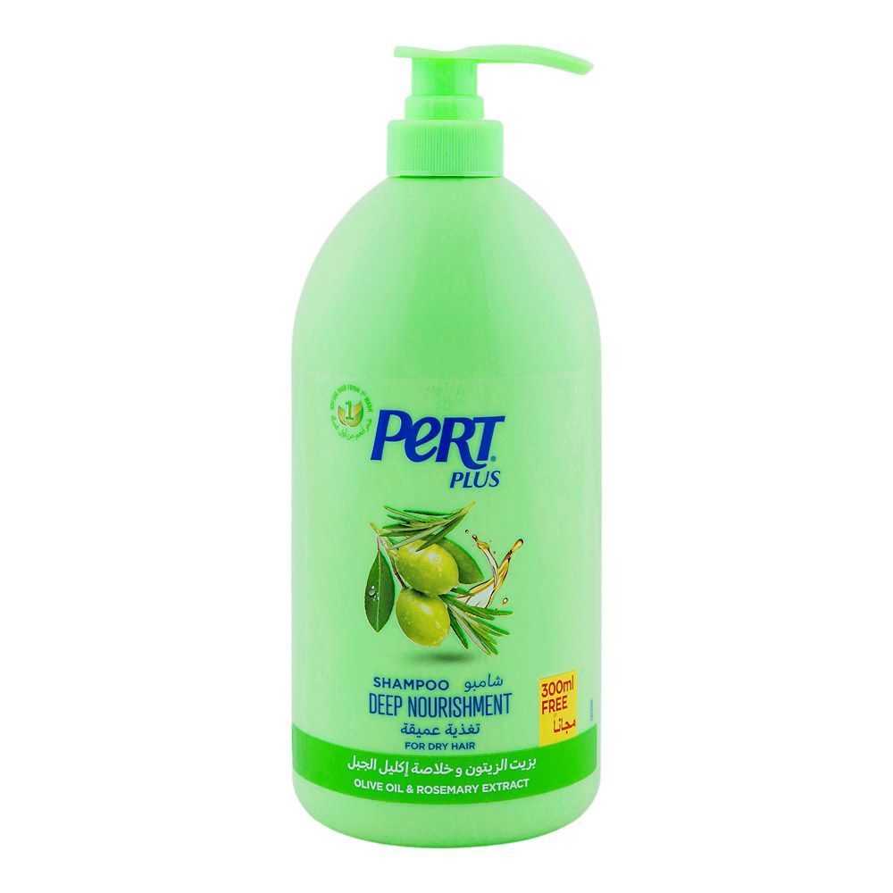 Pert Plus Olive Oil Deep Nourishment Shampoo, For Dry Hair, 1000ml