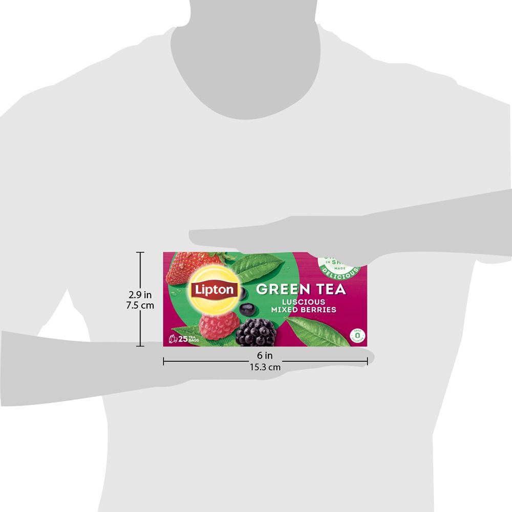 Order Lipton Green Tea Luscious Mixed Berries Tea Bag, 25-Pack Online ...