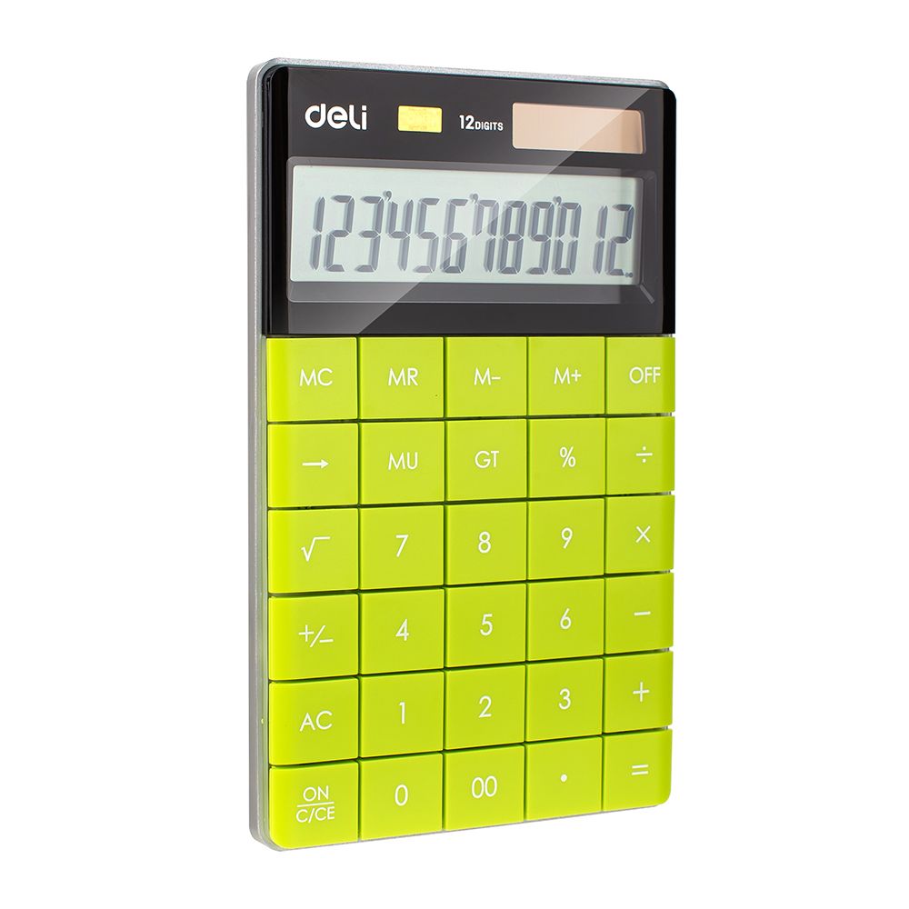 Order Deli Touch Series Acrylic Keys 12-Digits Desktop Calculator, Green, E1589 Online at ...