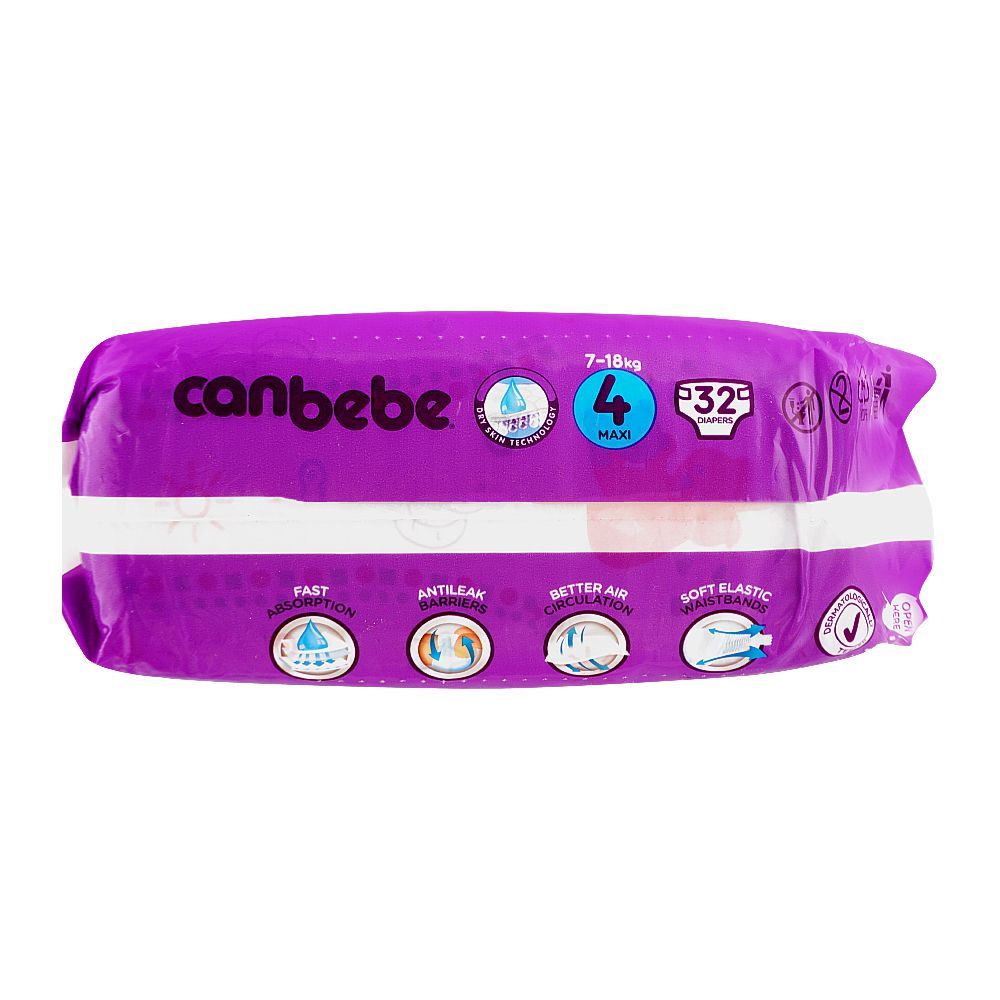 Purchase Canbebe Comfort Dry Maxi No. 04, 7-18 KG, 32-Pack Online at ...
