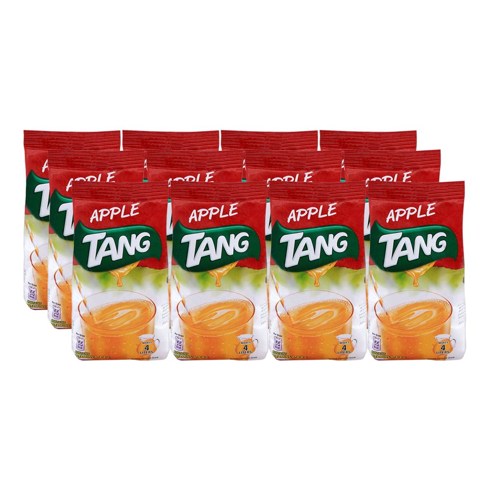 Tang Apple Powdered Drink (Sharbat) Pouch, 340g Each, 12-Pack