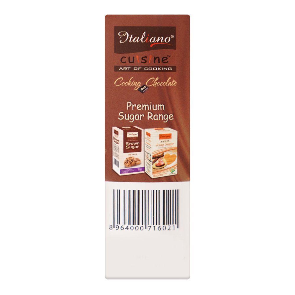 Buy Italiano Cooking Chocolate, Sweetened Dark Chocolate, 220g Online ...