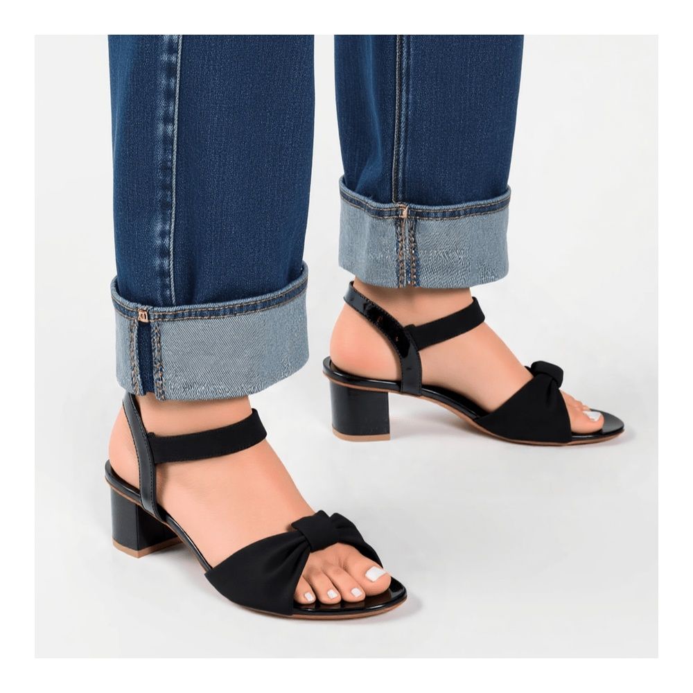 Walkeaze Women Formal Block Heel, Black, 73236S