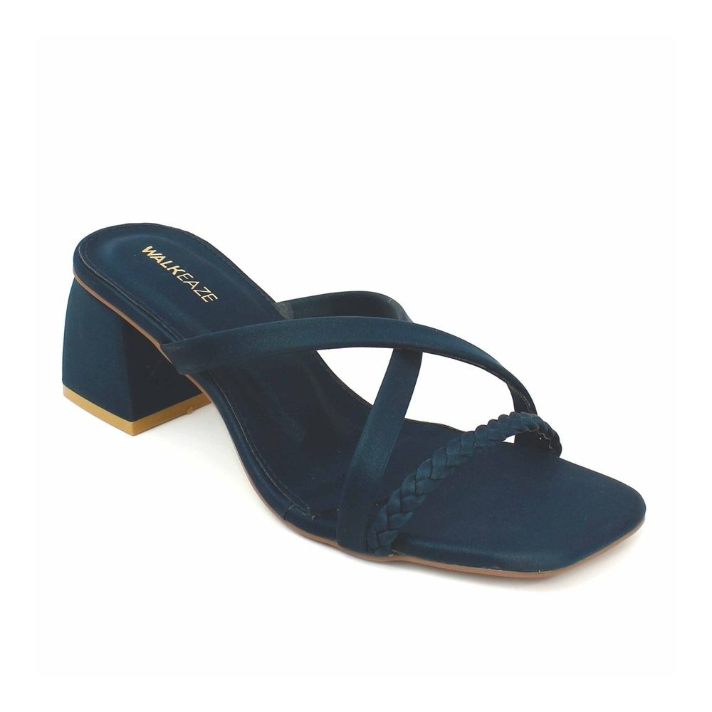 Walkeaze Women Formal Block Heel, Aqua, 74937S
