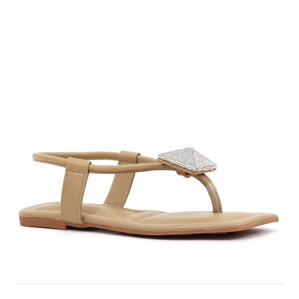 Walkeaze Women Formal Sandals, Fawn, 40788S