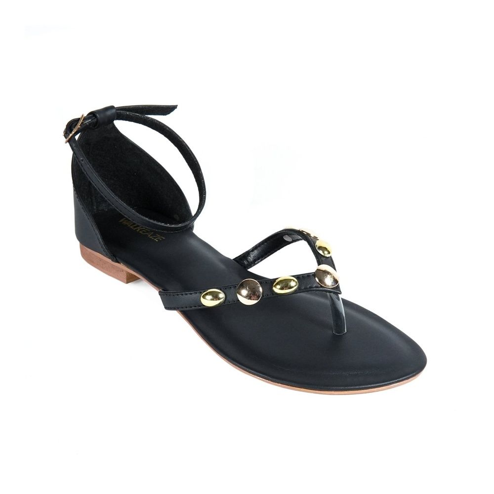 Walkeaze Women Formal Sandals, Black, 40908S