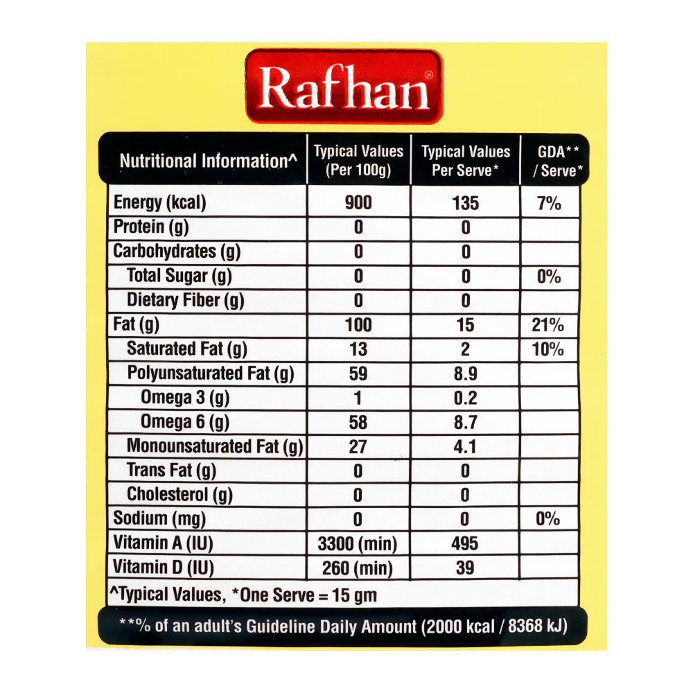 Purchase Rafhan Corn Oil 3 Litres Bottle Online at Best Price in ...