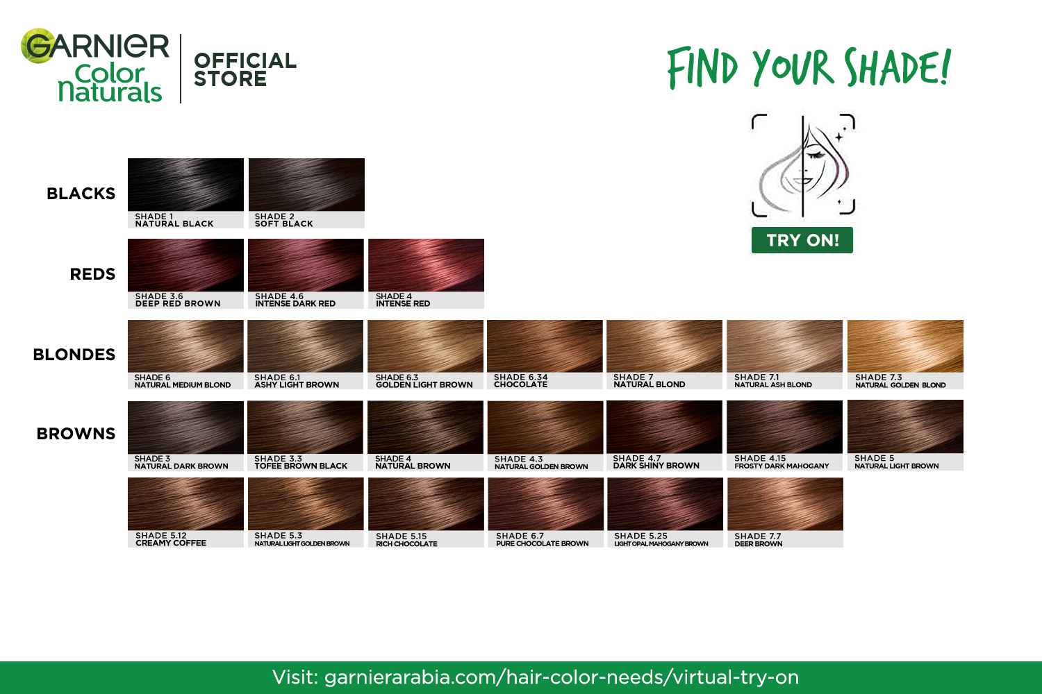 Order Garnier Color Natural Hair Color 3.3 Online at Best Price in ...